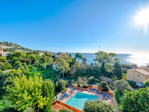 Studio 4 Pers, Vue Mer, Wi-fi, Animaux Admis - Menton