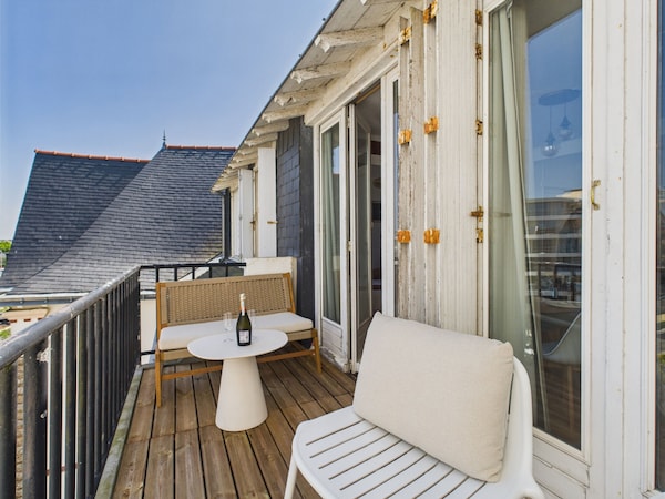 Vue Mer - Appart Pour 2 Adultes Et 1 Enfant - Pornichet