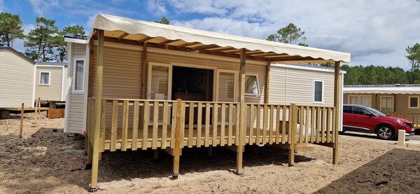 Two Kilometers From The Ocean And Lake, Large New Mobile Home In Lacanau Ocean - Maubuisson