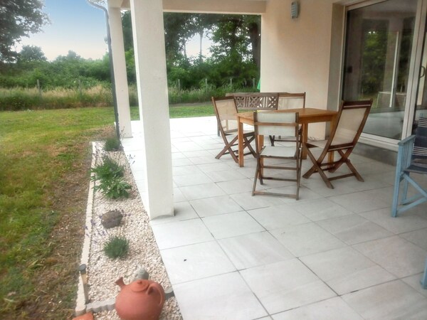 Homerez - Charming House In Mimizan With Garden View And Terraces - Mimizan