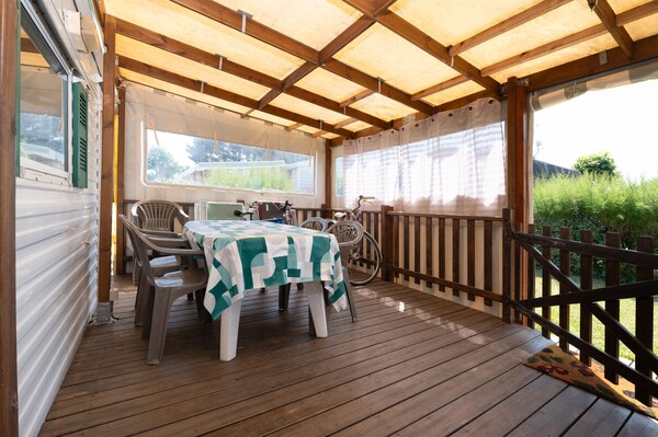 Mobilheim 'Kervoyal 56' Mit Privater Terrasse Und Gemeinschaftsgarten - Damgan