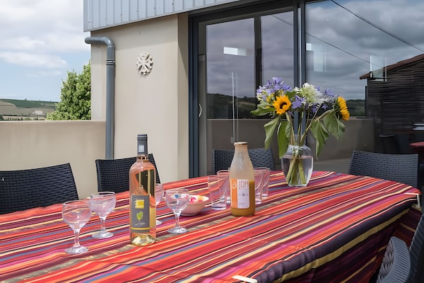 Holiday Home 'La Cave De Lami Vue Sur Vignoble' With Private Pool, Private Terrace And Wi-fi - Limoux