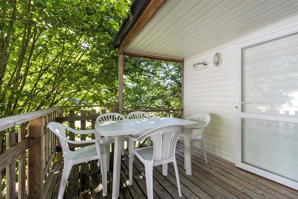 Mobile Home 'Du Soleil' Avec Piscine Partagée, Terrasse Privée Et Wi-fi - Castelnaud-la-Chapelle