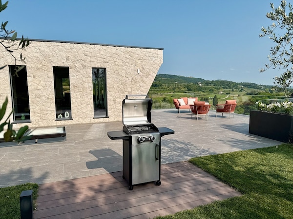 Villa 'Vallonga' Avec Vue Sur Le Lac, Wi-fi Et Climatisation - Garda