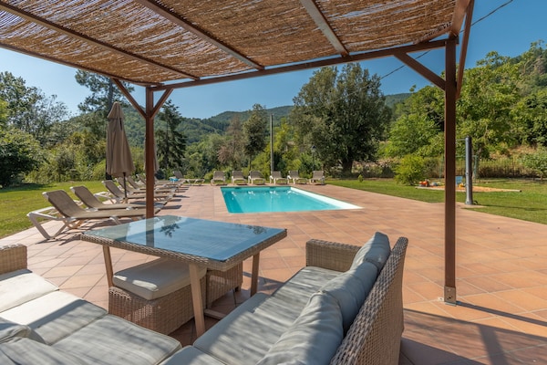 Country House 'Can Janet' With Mountain View, Private Pool And Wi-fi - Arbúcies