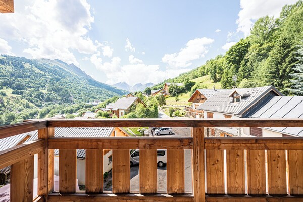 Appartement "Le Galibier" Avec Vue Sur Les Montagnes, Balcon Et Wi-fi - Les Karellis