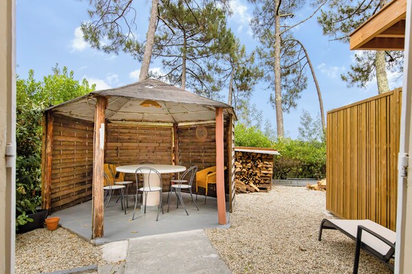Apartment 'Belle Vue - Carreyre, Lacanau' With Lake View, Private Terrace And Wi-fi - Lacanau