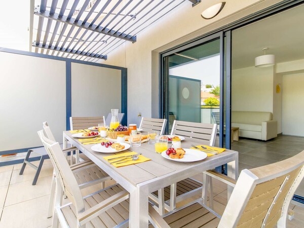 Bright T3 Steps From Beaches With Garage At La Favière - Hyères