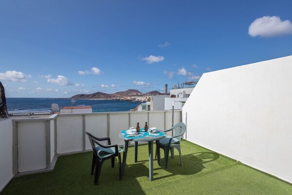 Penthouse Turismar Loft-terrace & Oceanview - Gran Canaria