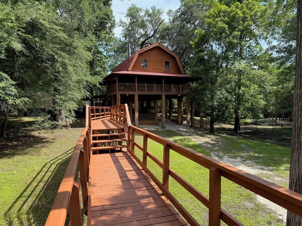 Cozy Log Cabin Retreat On The Santa Fe River  Nature, Kayaking & Relaxation! - Ichetucknee Springs State Park, Fort White