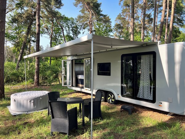 Luxury Caravan 5 With Whirlpool Directly On The Achterwasser -Holiday Homes Island Usedom - Usedom