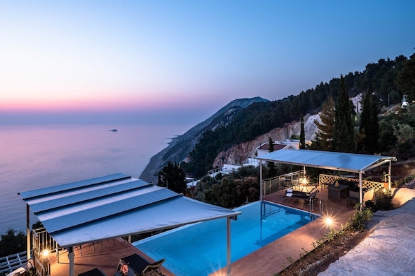 Country House 'Sea View 1' With Sea View, Wi-fi And Air Conditioning - Lefkada