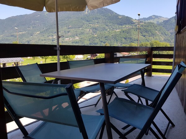 Apartment 'Vue Magnifique' With Mountain View, Wi-fi And Air Conditioning - Les Carroz d'Arâches