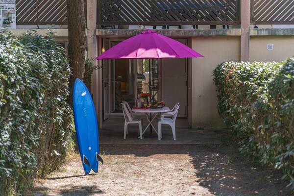 À 100m De La Plage | T2 Cosy + Terrasse & Jardin - Carcans