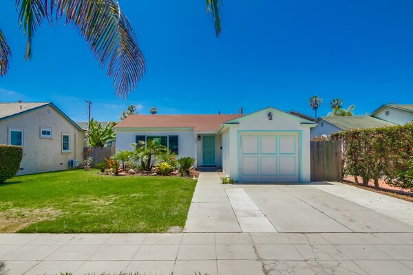 Emerald Sea - 2 Bd Beach Cottage With Large Yard - Pet Friendly - 聖地亞哥, CA