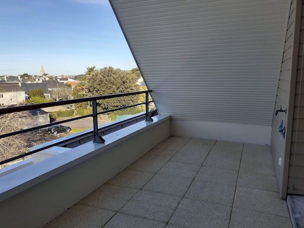 Bel Apt 2 Chambres Avec Terrasse Et Parking Au Croisic - Batz-sur-Mer