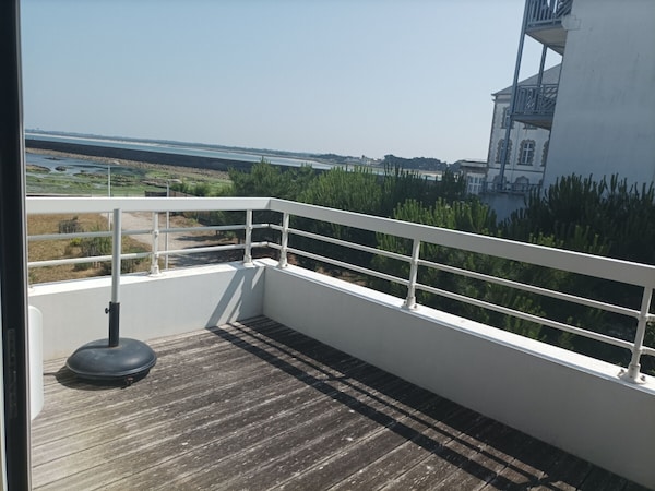 Le Croisic - Duplex 5 Pers. Vue Mer, Accès Direct Plage - Batz-sur-Mer