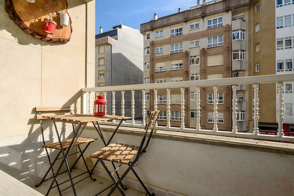 Appartement 'O Faro Apartamentos' Avec Vue Sur Mer, Balcon Et Climatisation - Ribadeo