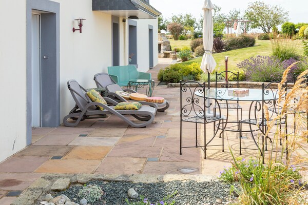 Ferienhaus 'Ty Kreis - Vue Mer' Mit Privater Terrasse, Gemeinschaftsgarten Und Wi-fi - Douarnenez