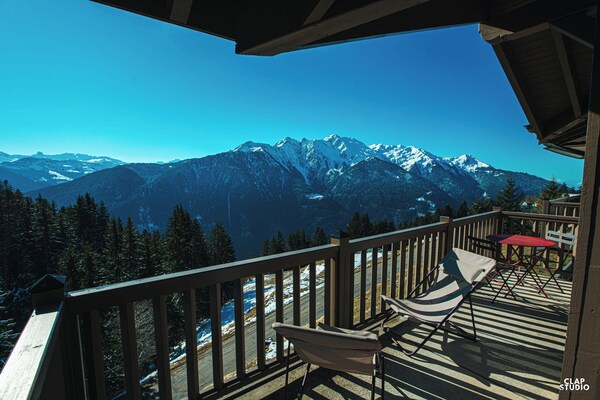 Grand Duplex 115 M2 Dans Chalet Standing  Mgm Avec Piscine Chauffee   4 **** - Crest-Voland