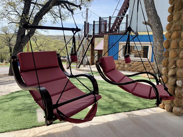 Two Tiny Houses Stacked Together  For Twice The Fun! - Lawton