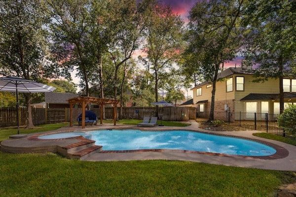 5br Train Theme | Heated Pool Hot Tub Ev Bbq - Houston, TX