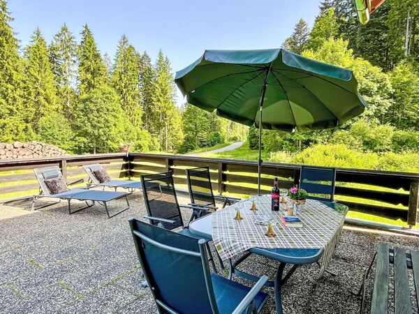 Angenehme Wohnung Für 4 Leute Mit  W-lan, Tv, Terrasse Und Parkplatz - Schluchsee