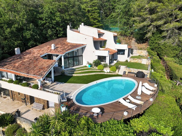 Cannes Californie Atypical Villa Panoramic Sea View - Antibes