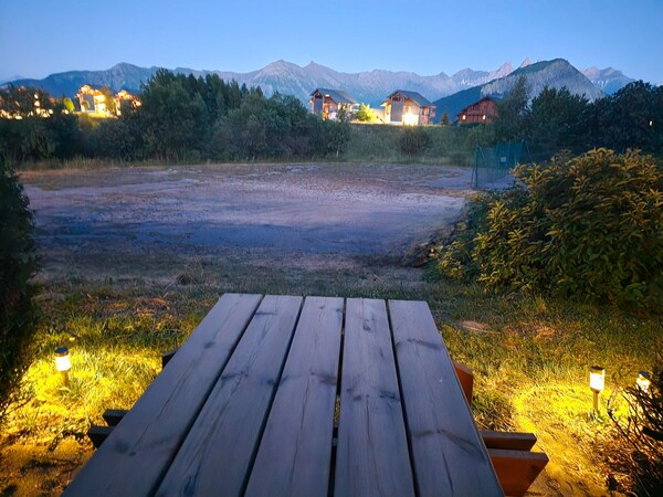 Studio Apartment '4 Personnes' With Mountain View, Private Terrace And Wi-fi - Saint-Sorlin-d'Arves