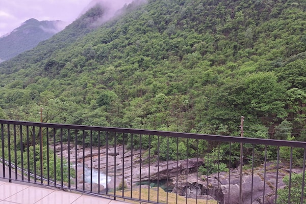 Terrace Over The Verzasca Valley (White House Terrace) - Sonogno