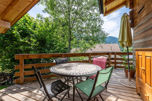 Chalet-executive-ensuite With Bath-mountain View - Manigod