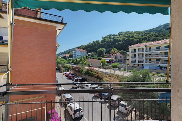 Apartment 'Vista Mare' With Sea View, Balcony And Air Conditioning - Andora