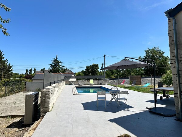 Spacieuse Villa Avec Piscine Privé - Angers