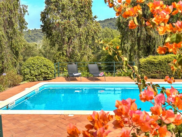 Family Villa With Pool, Mountain Views And Nature In Arrábida Natural Park - Setúbal
