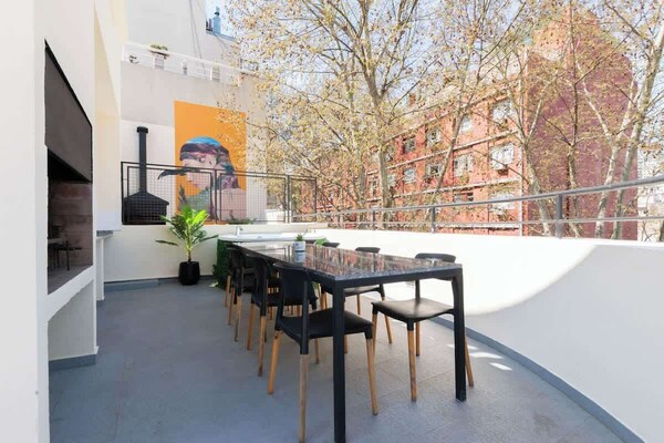 Vibes In Soho 'B' - 3 Bd 9 Pax Terrace Bbq - Buenos Aires