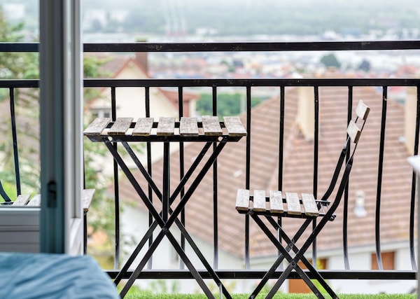 Léon 11, Charmant Studio Avec Balcon Et Vue Mer - Varengeville-sur-Mer