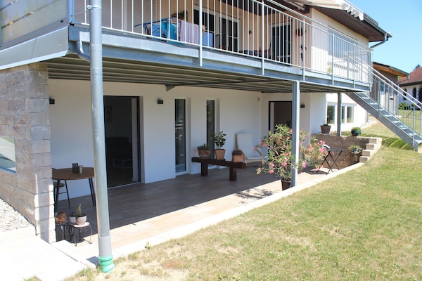 Ferienwohnung '2' Mit Gemeinsamer Terrasse, Gemeinsamem Garten Und Wlan - Überlingen