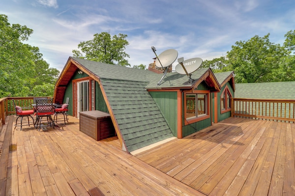 'Serenity Cabin' W/ Game Room & Decks In Harrison! - Harrison, AR