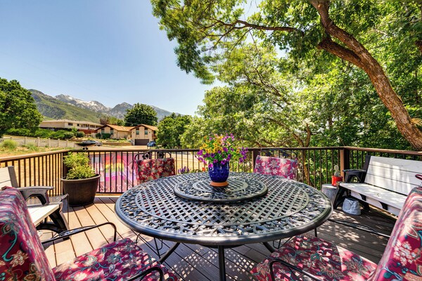 11 Mi To Snowbird Resort: Mtn-view Apt W/ Hot Tub - Cottonwood Heights, UT