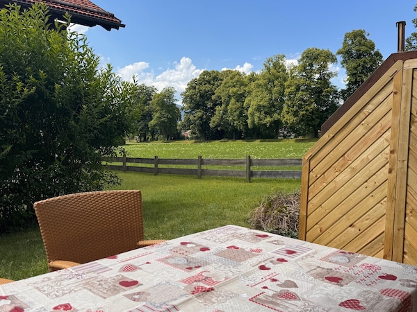 Apartment 'Appartement Ammerheimat' With Mountain View, Shared Terrace And Wi-fi - Oberammergau