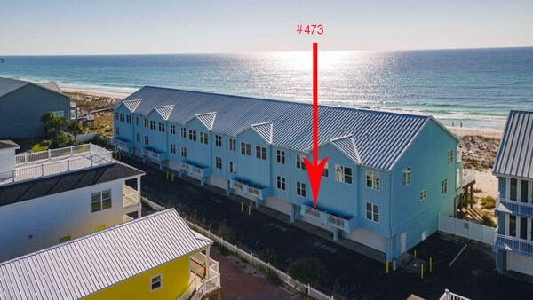 Bright And Sunny Gulf Front Townhome, Steps From The Water - Pensacola Beach