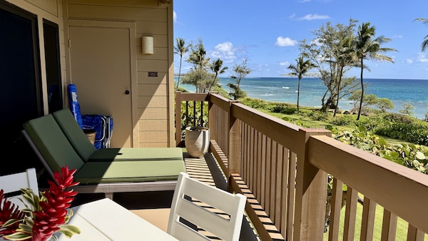 Oceanfront, Ocean-view, Steps To Beach, Kaha Lani Resort #221, Wailua Golf - Lydgate Beach, HI
