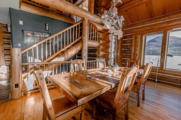 Grand Lincoln Log Cabin - Spectacular Luxury Lakefront Estate - Grand Lake, CO