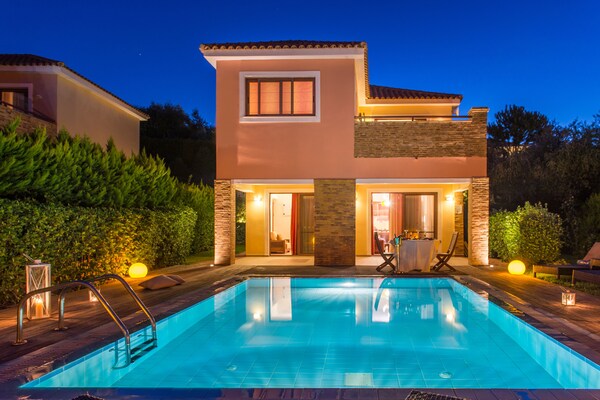 St.john Villas With Sea View And Private Pool - 札金索斯