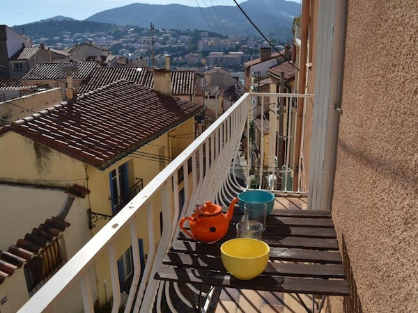 Apartamento 2 Piezas, 4 Plazas, Cerca Del Mar Y Comercios, Balcón, Mascotas Permitidas - Banyuls-sur-Mer