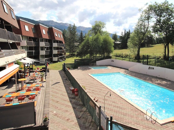 Cozy Studio W/ Ski-in Access, Pool & Parking Near Ski Lifts - La Salle-les-alpes - Chantemerle