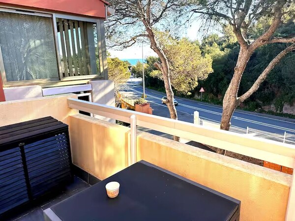 Logement Tout éQuipé 4 Pers, Cosy, Calme - Vue Mer - Cap Estérel