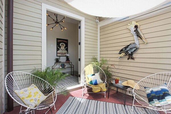 Beautiful Restored Victorian Home | Patio - Savannah, GA