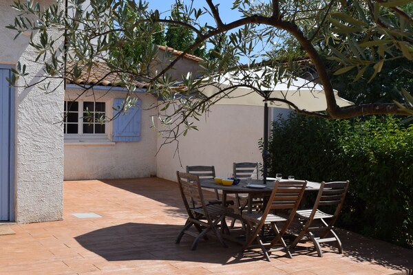 Petite Maison, Piscine Partagée, Proche Béziers Et Canal Du Midi, Calme Garanti - Hérault