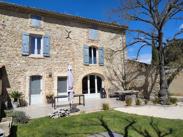 Village House With Garden And Private Pool In Richerenches - Grillon